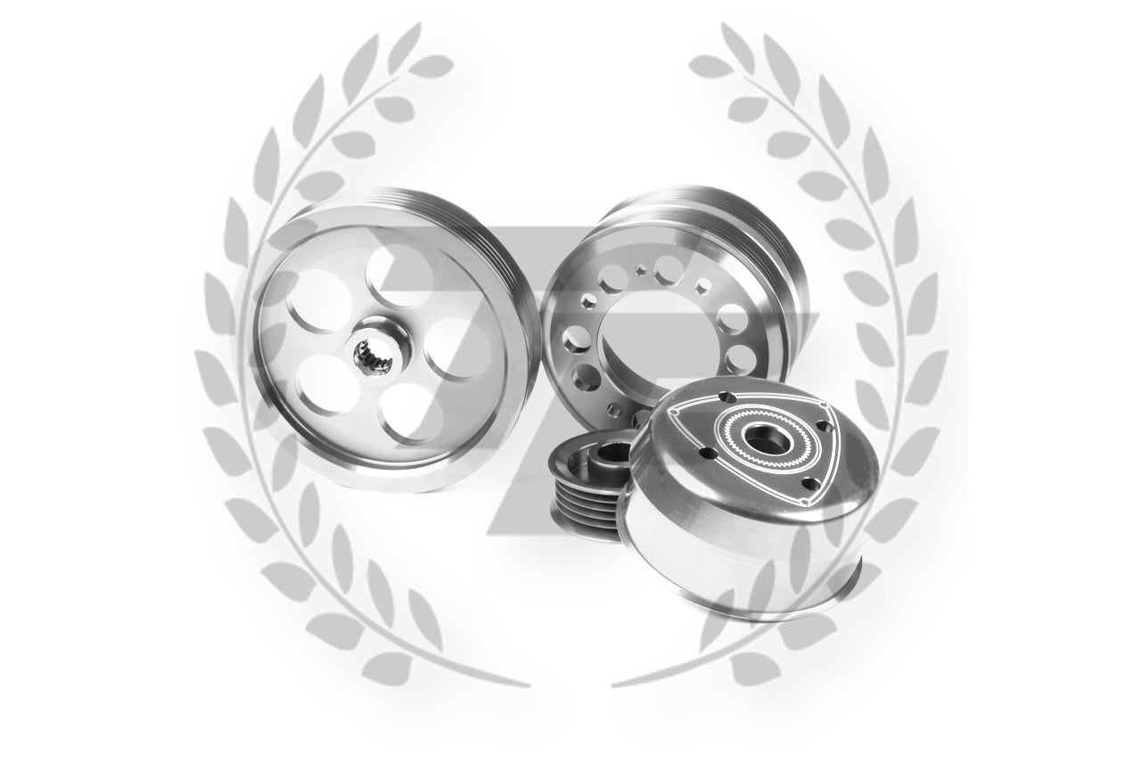TF Lightweight Aluminum Pulley Kit Mazda RX7 FD3S 13B – R Tuned Performance